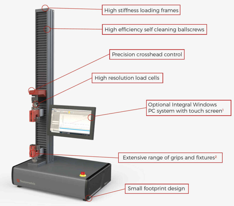 X250 Single-Column Range (1-3kN) - Testometric