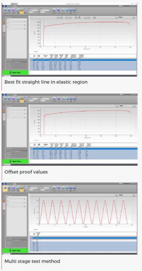 Machine control windows software package for X-Series models - Testometric